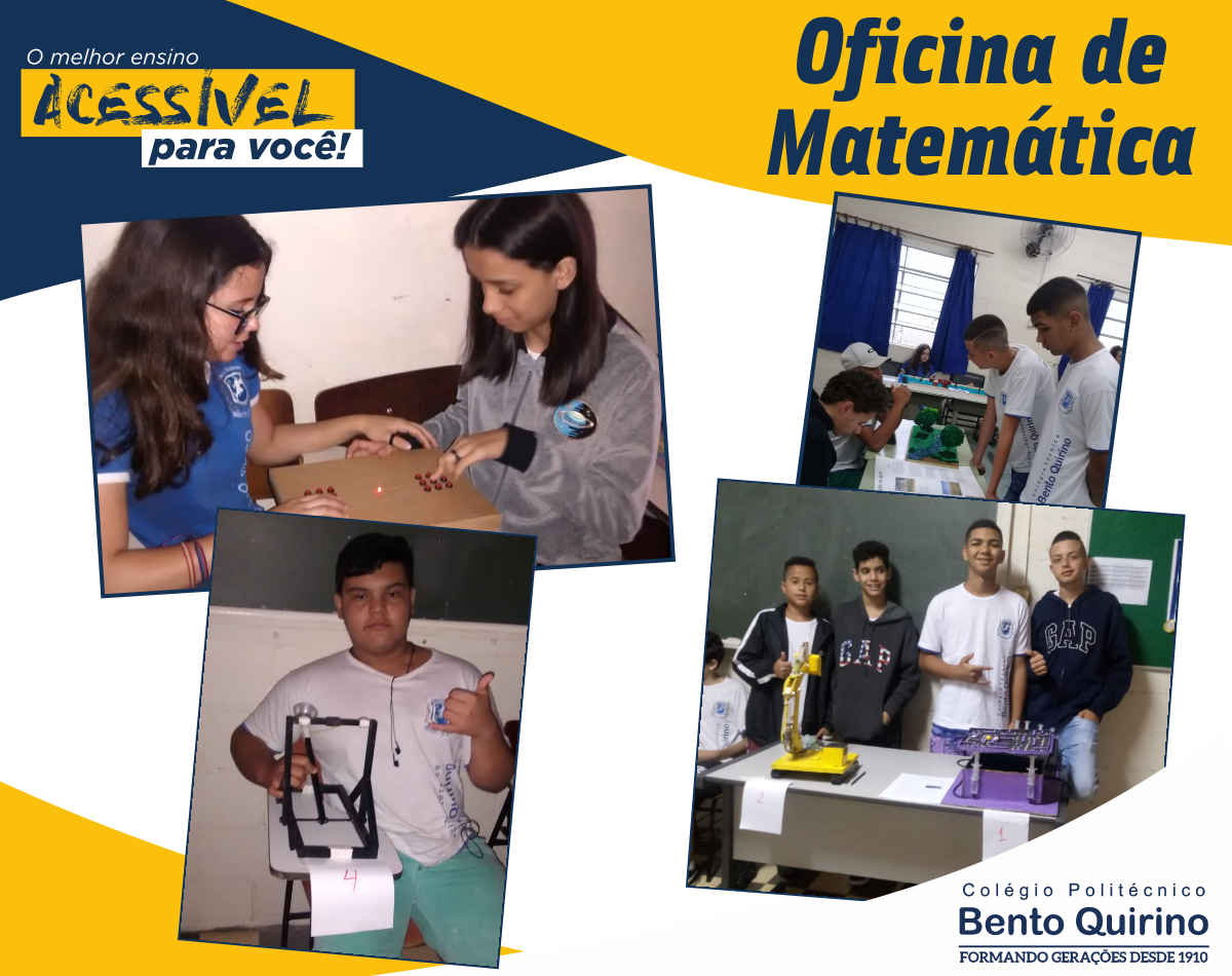Oficina de Matemática – Colégio Técnico Bento Quirino